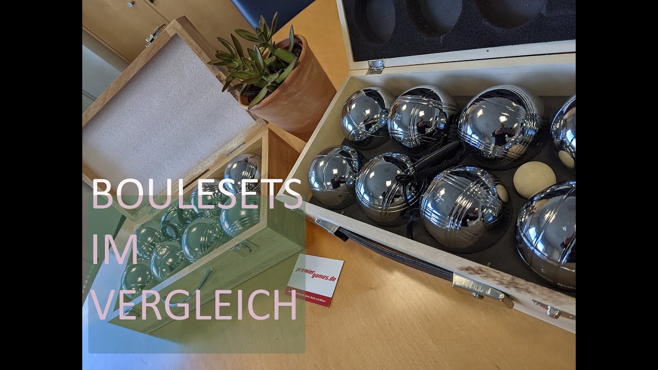 Boule-Sets im Vergleich - YouTube