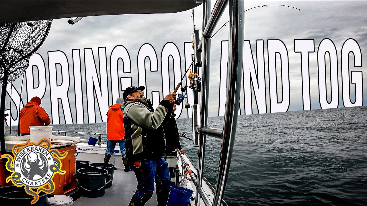 Spring Party Boat Cod and Tog Fishing Block Island RI - YouTube