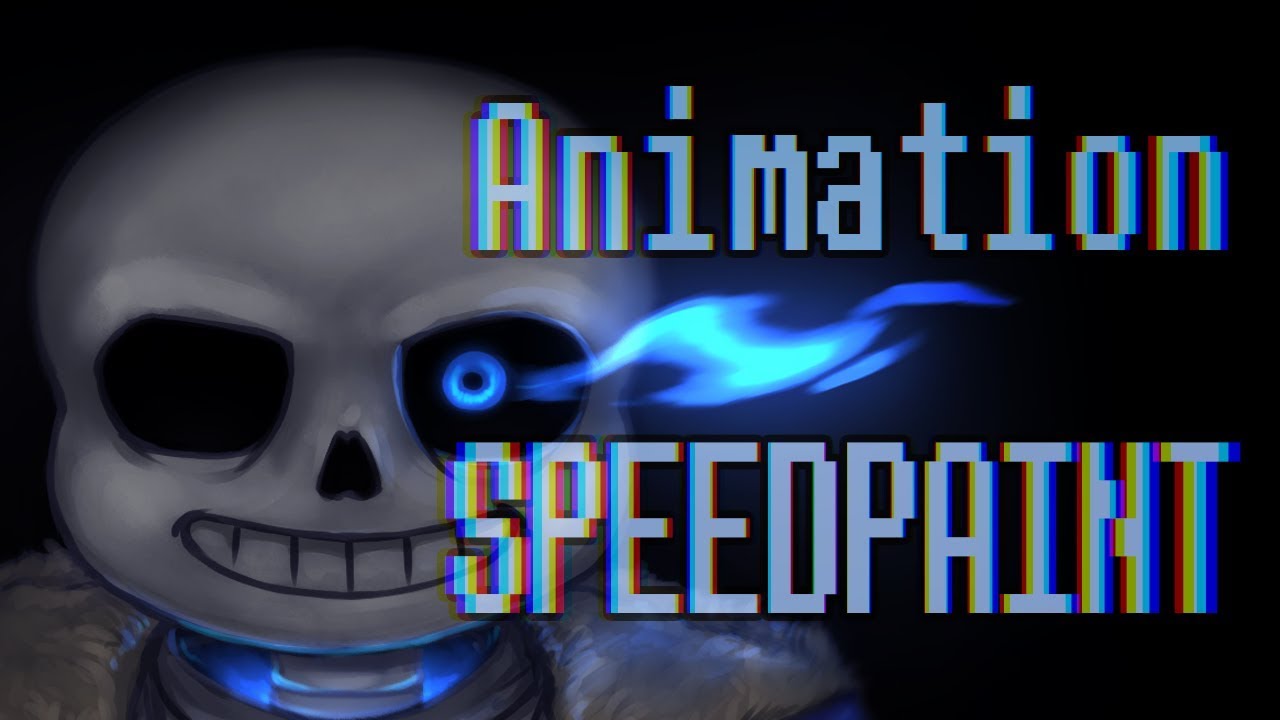 UNDERTALE - Sans Drawing and Animation timelapse - YouTube