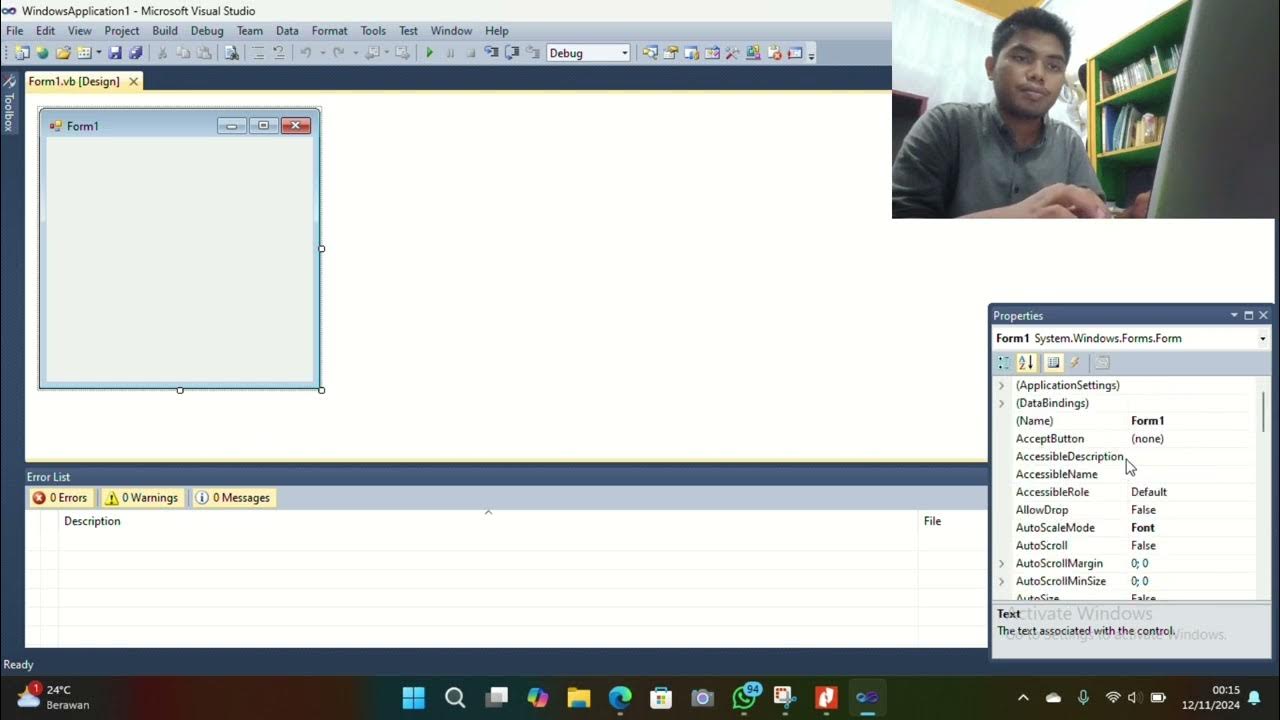 MEMBUAT TIPE DATA, VARIABEL, KONSTANTA & OPERATOR MEMAKAI MICRO VISUAL STUDIO 2010 | MUZAMMIL ...