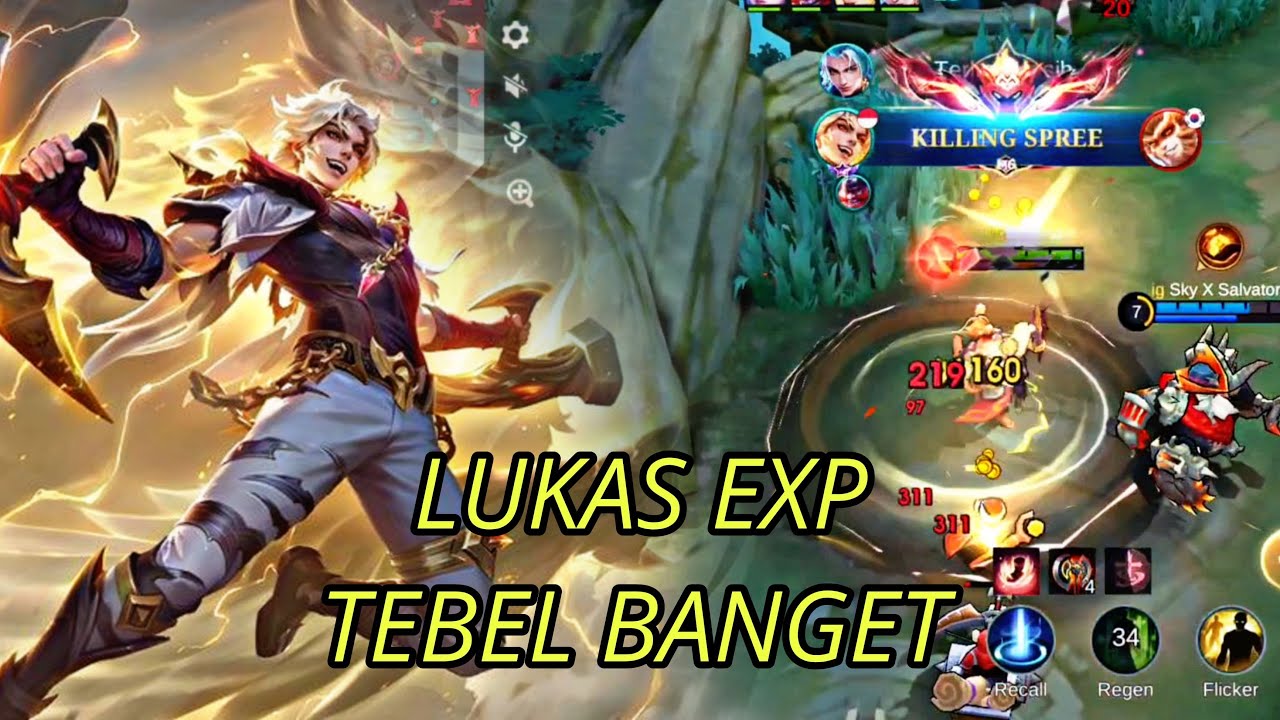 Lukas EXP Gameplay | Tebel banget-Mobile legends - YouTube