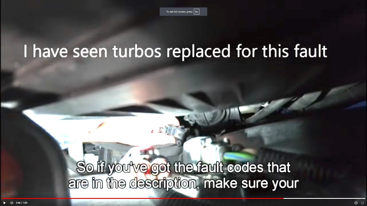 Ford Transit Custom P0299 P0069 2013 2.2 - YouTube