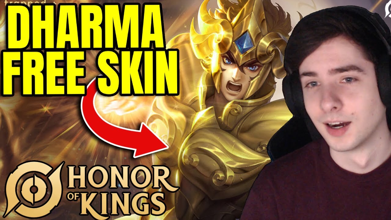 GOLD LEO DHARMA Skin is beyond AMAZING and its FREE?! | Honor of Kings ...