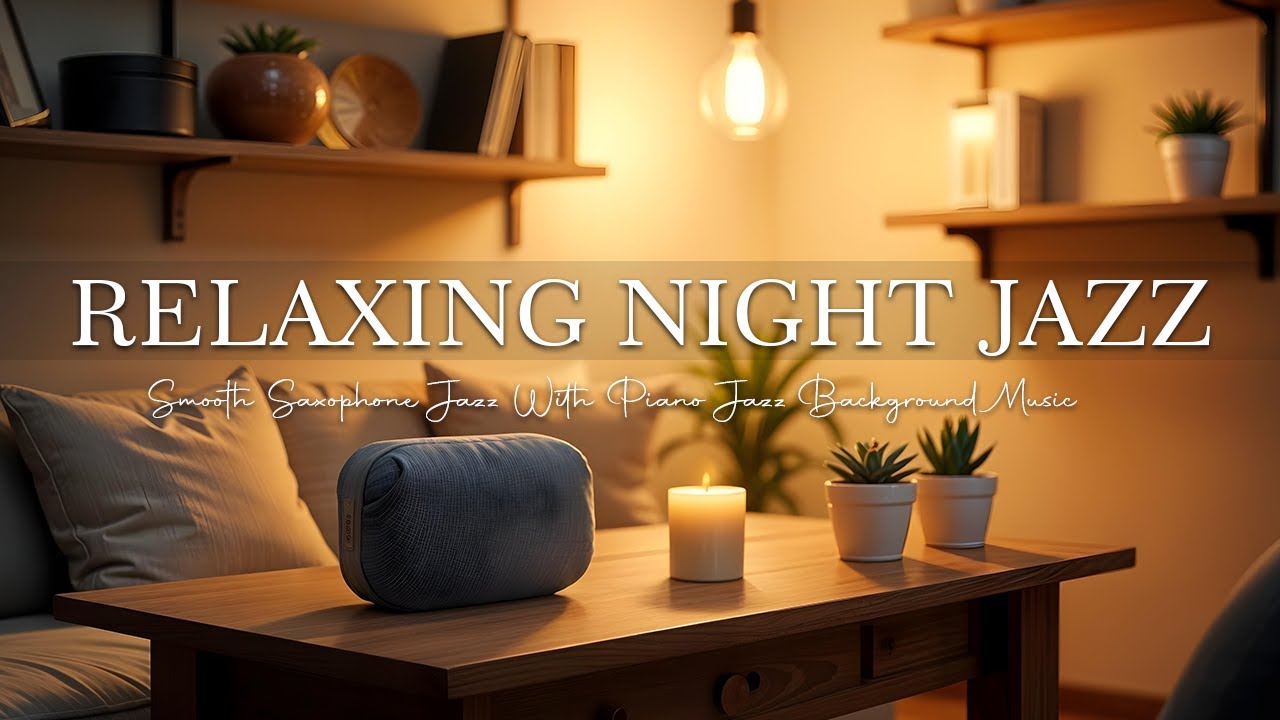 Relaxing Night Jazz Saxophone Music for Deep Sleep - Good Night with ...