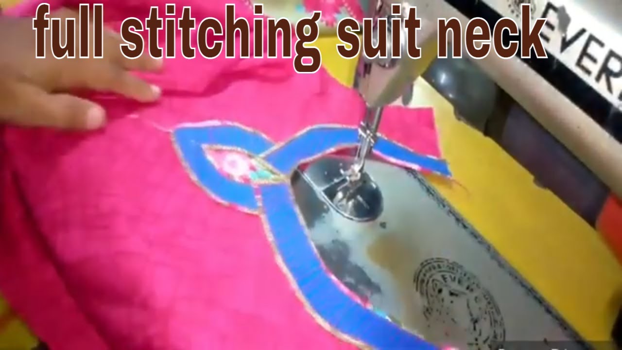 ladies suit neck design stitching |ladies suit neck design latest - YouTube