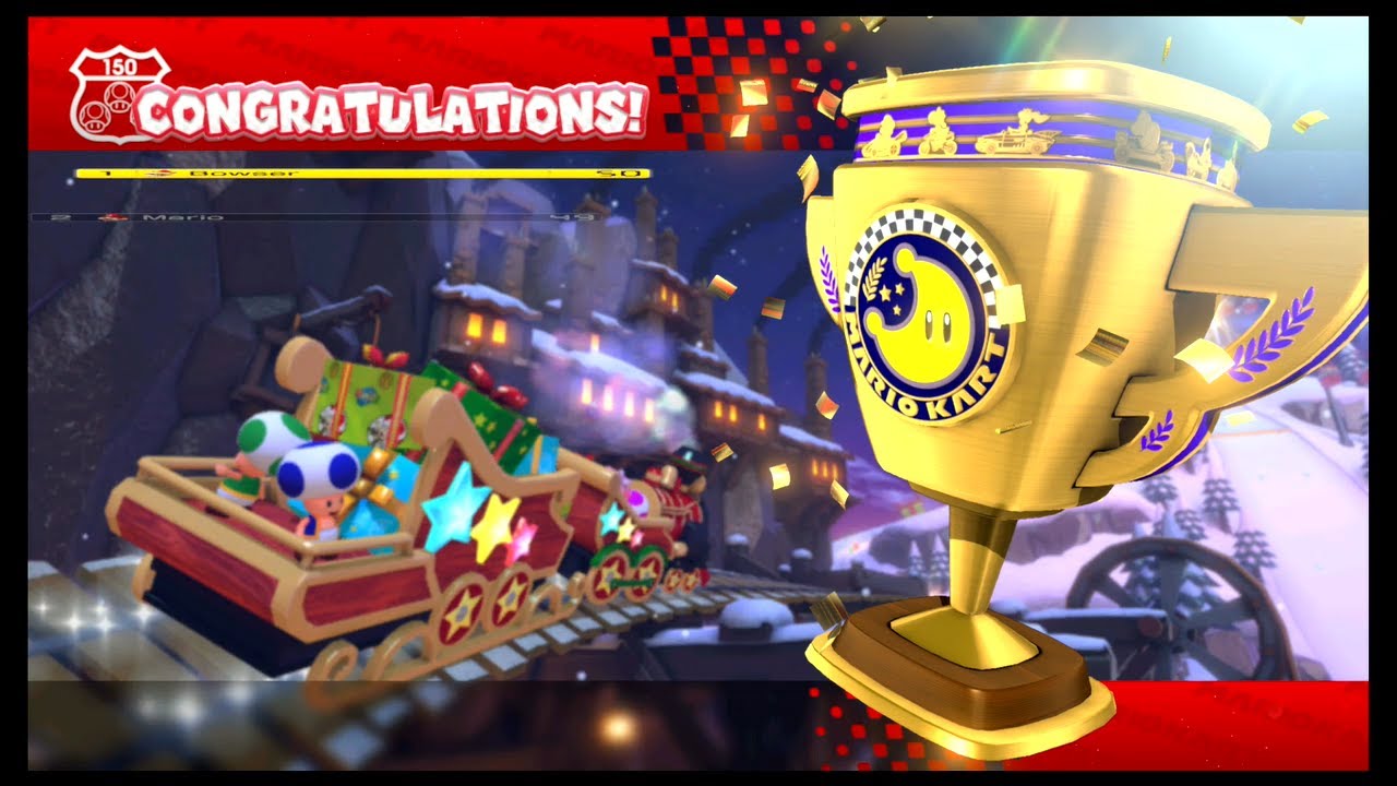 Mario Kart 8 Deluxe Moon Cup DLC (150 cc) - YouTube