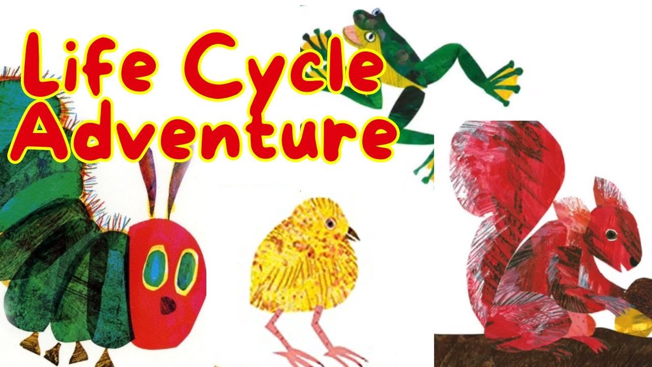The Very Hungry Caterpillar's Life Cycle Adventure Eric Carle 4-Book ...
