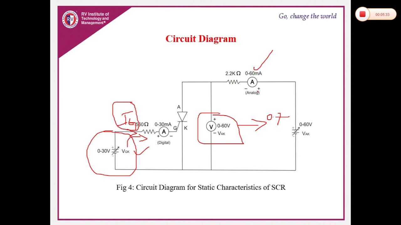Experiment No: 5 Static Characteristics of SCR - YouTube