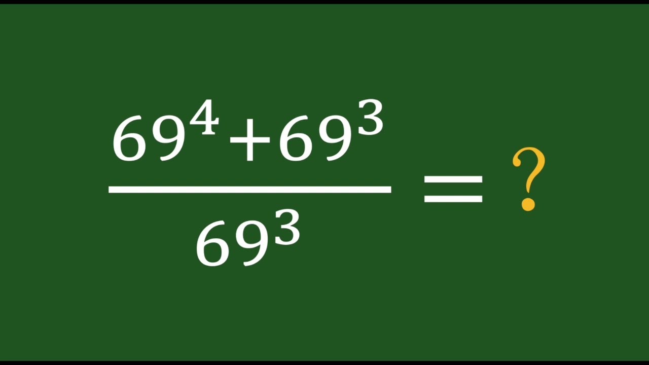 A Nice Math Exponents Problem , to find the value . - YouTube