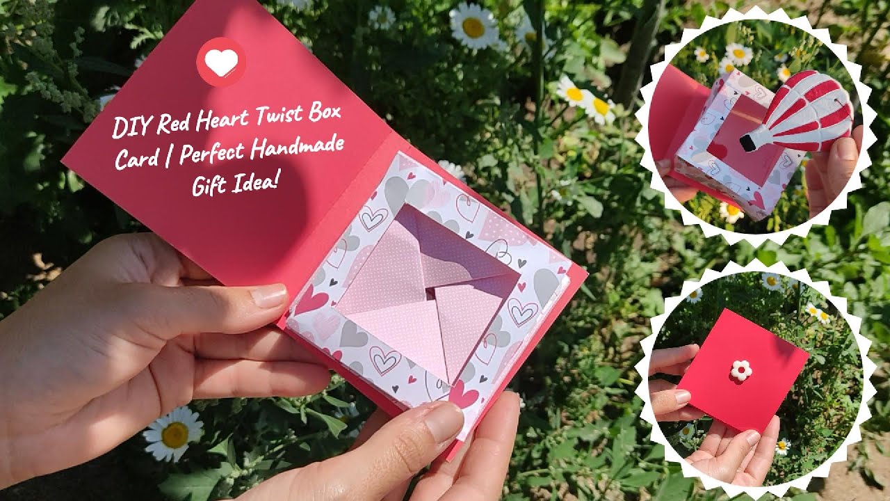 DIY Red Twist Box Card | Perfect Handmade Gift Idea! - YouTube