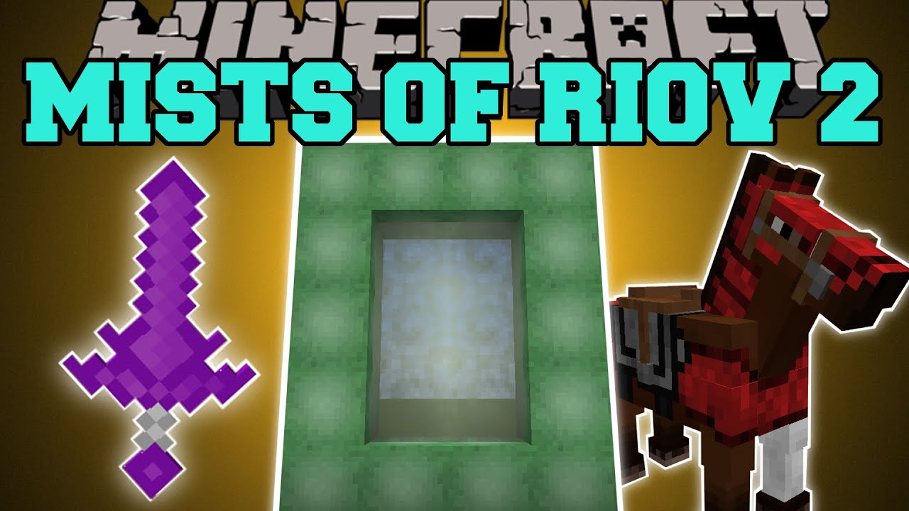 Minecraft: MISTS OF RIOV 2 MOD (ISLAND DIMENSIONS, UPGRADE WEAPONS ...