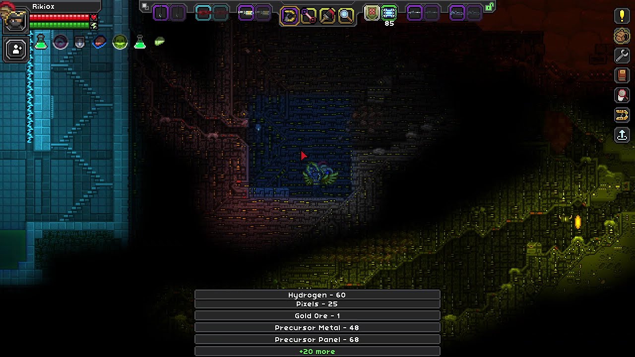 Starbound Part 331 - Mining Out Precursor Biome 4 - YouTube