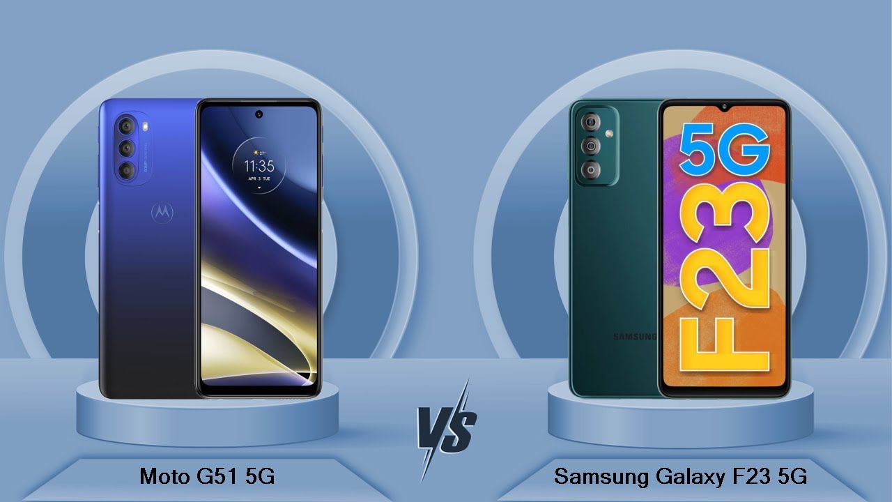 Moto G51 5G Vs Samsung Galaxy F23 5G - Full Comparison [Full ...