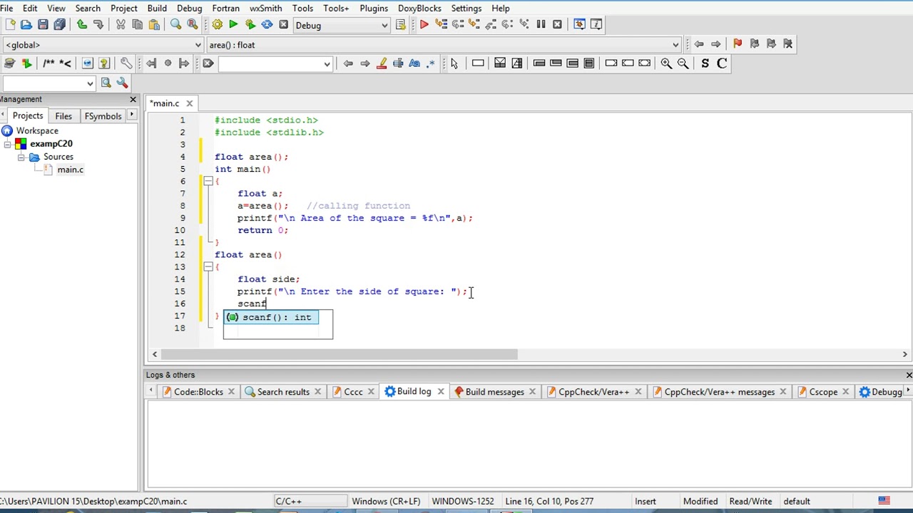 Functions In C With No Argument And A Return Value Kiswahili Youtube