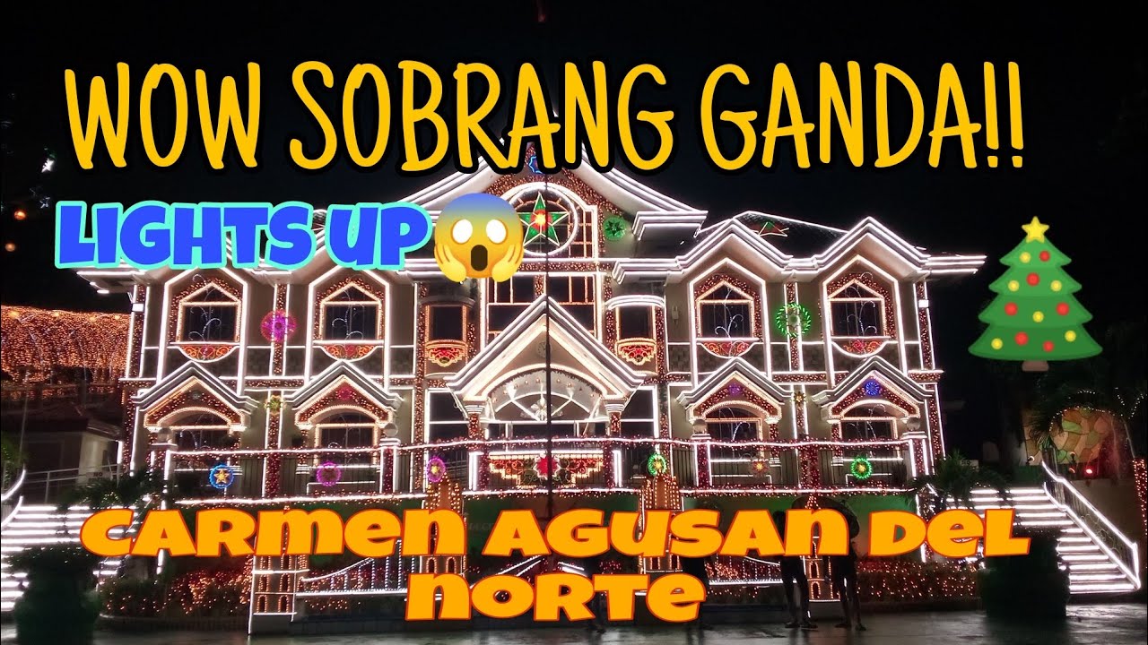 Napakagandang Christmas lights sa munisipyo ng Carmen ADN|JIMBOYVLOGGS - YouTube
