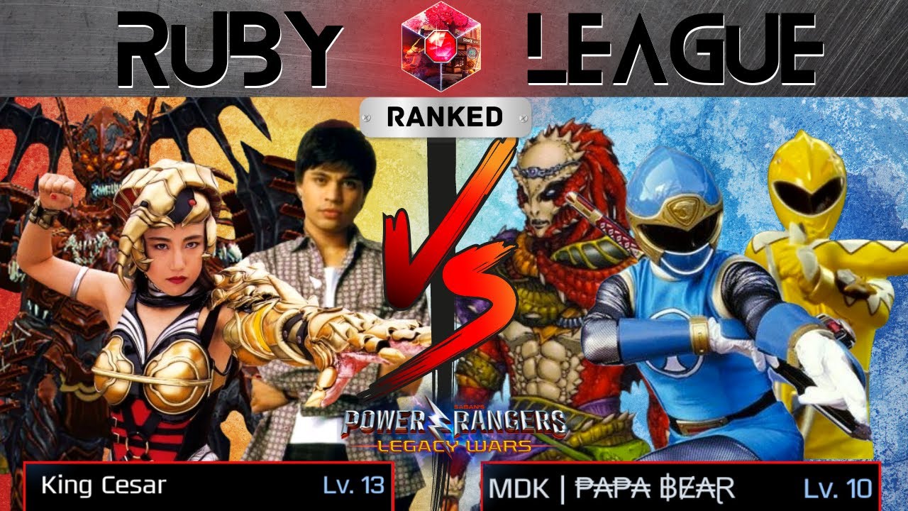 Power Rangers Legacy Wars | Ranked Ruby League Battle | Scorpina Vs ...