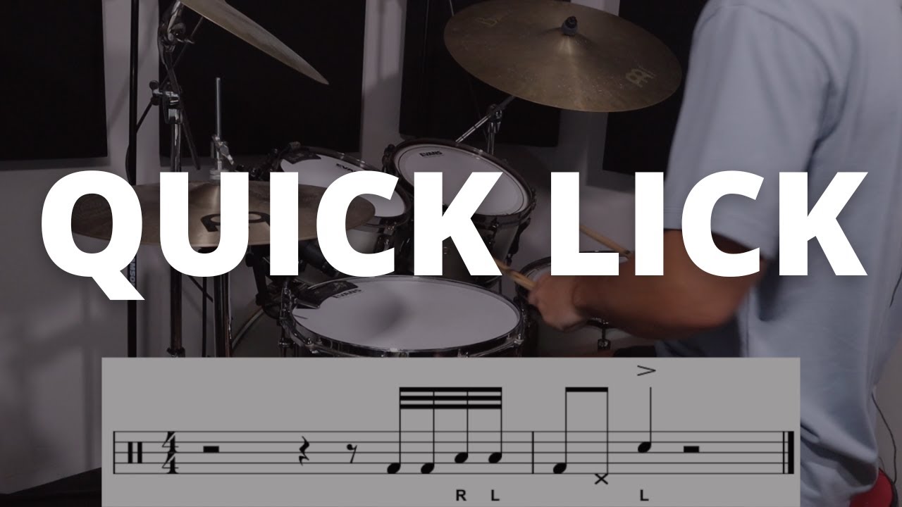 The QUICKEST of Quick Licks - Quick Drum Lesson - YouTube