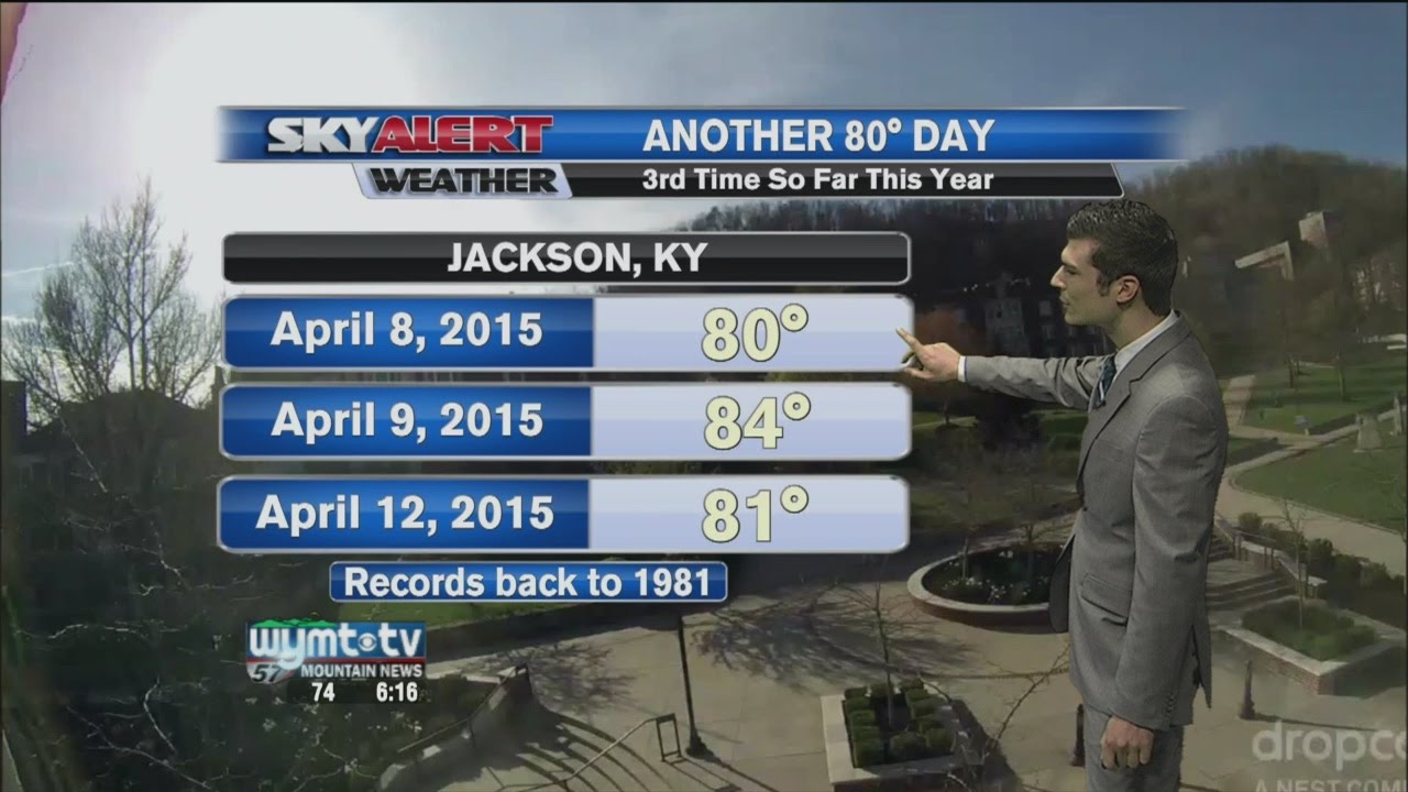 Meteorologist Brandon Orr's 6:00 p.m. Forecast - April 12, 2015 - YouTube