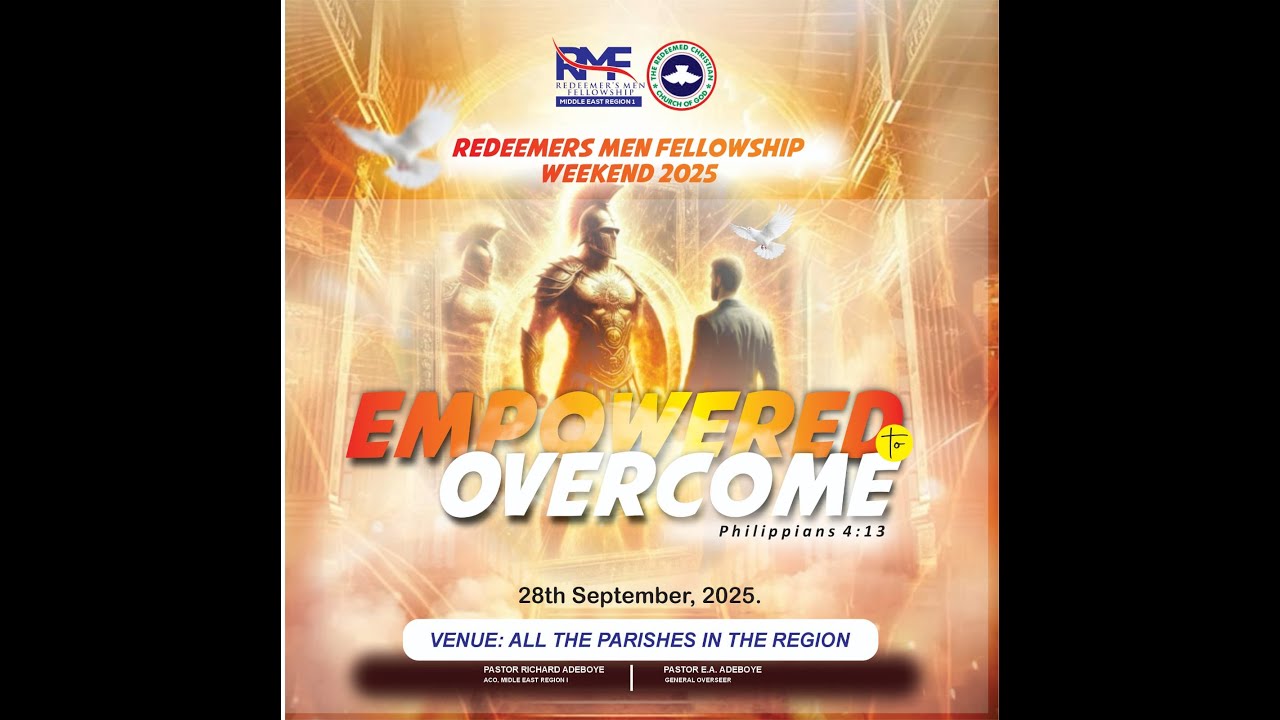 RCCG REGIONAL MEN'S WEEKEND SERVICE - YouTube