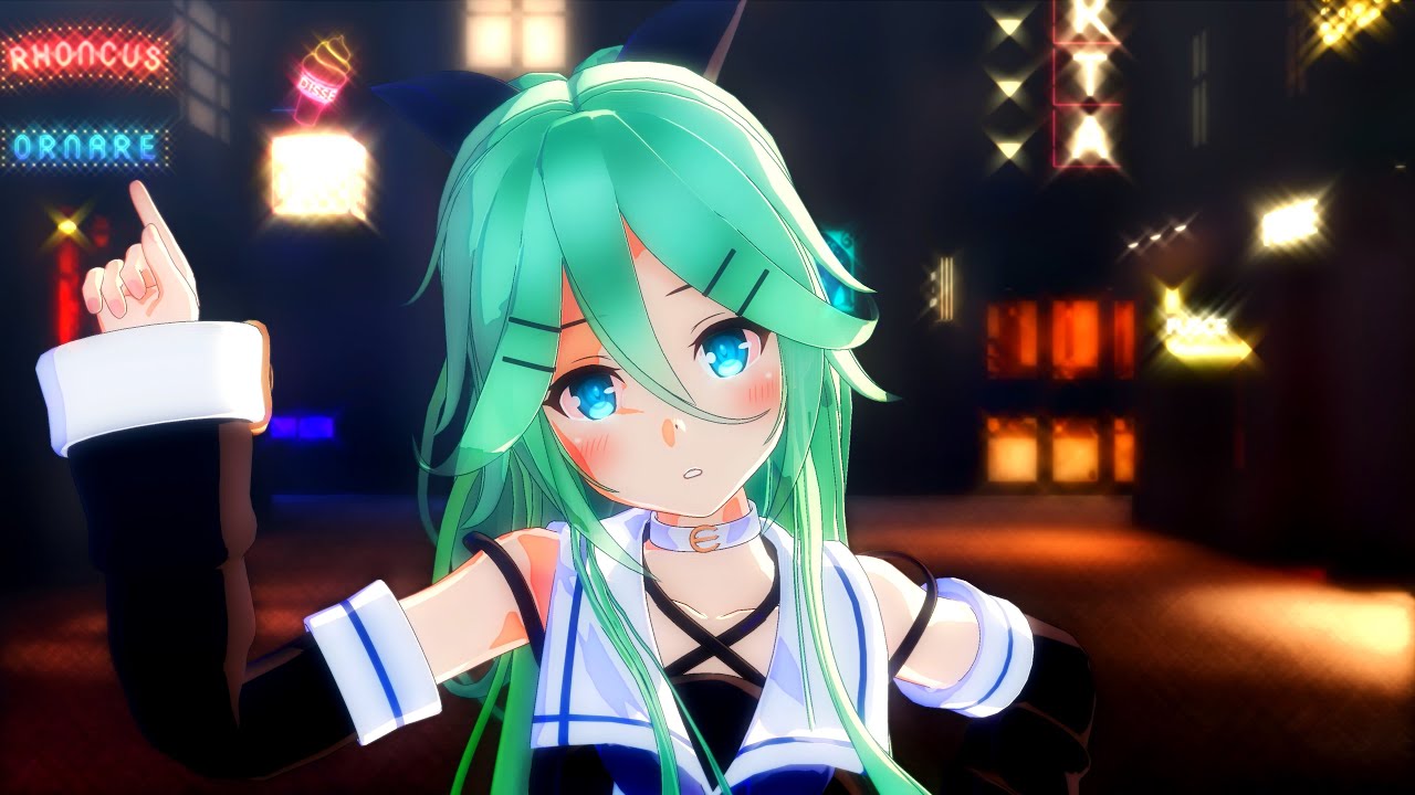 【MMD艦これ】cham式 山風「ビビデバ」msTC【4K】 - YouTube