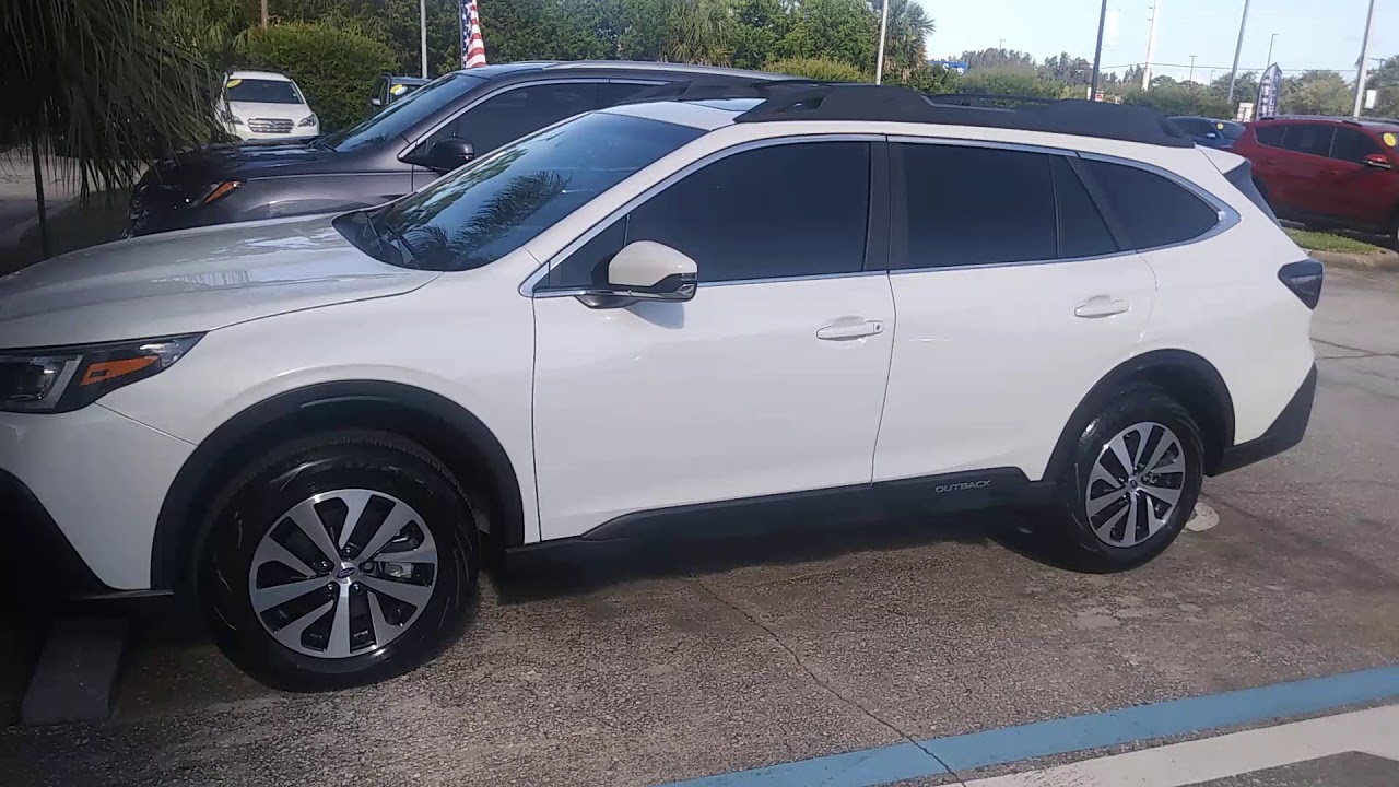 2020 Outback in Crystal White - YouTube