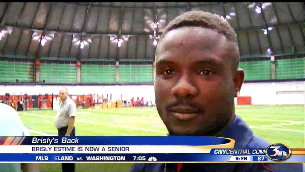 Brisly Estime ready for his senior season at Syracuse Football - YouTube