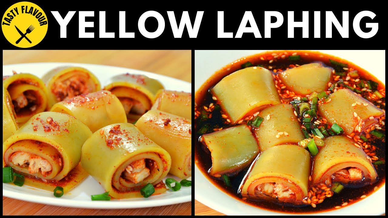 HOW TO MAKE YELLOW LAPHING│ YELLOW LAPHING RECIPE │ RESTAURANT STYLE ...