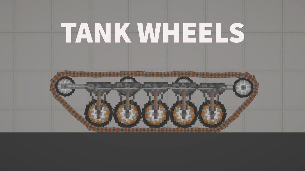 TANK WHEELS TUTORIAL IN MELON PLAYGROUND 12.0 | PEOPLE PLAYGROUND ...