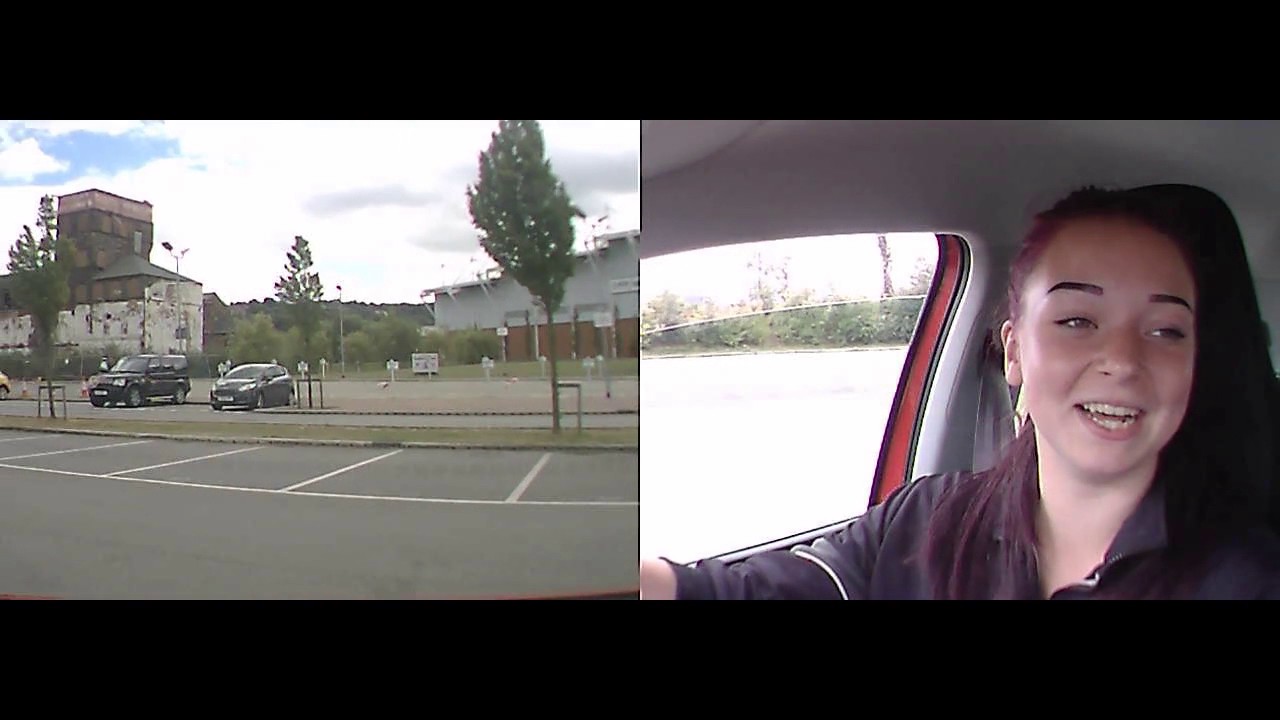 Ellie first driving lesson - YouTube