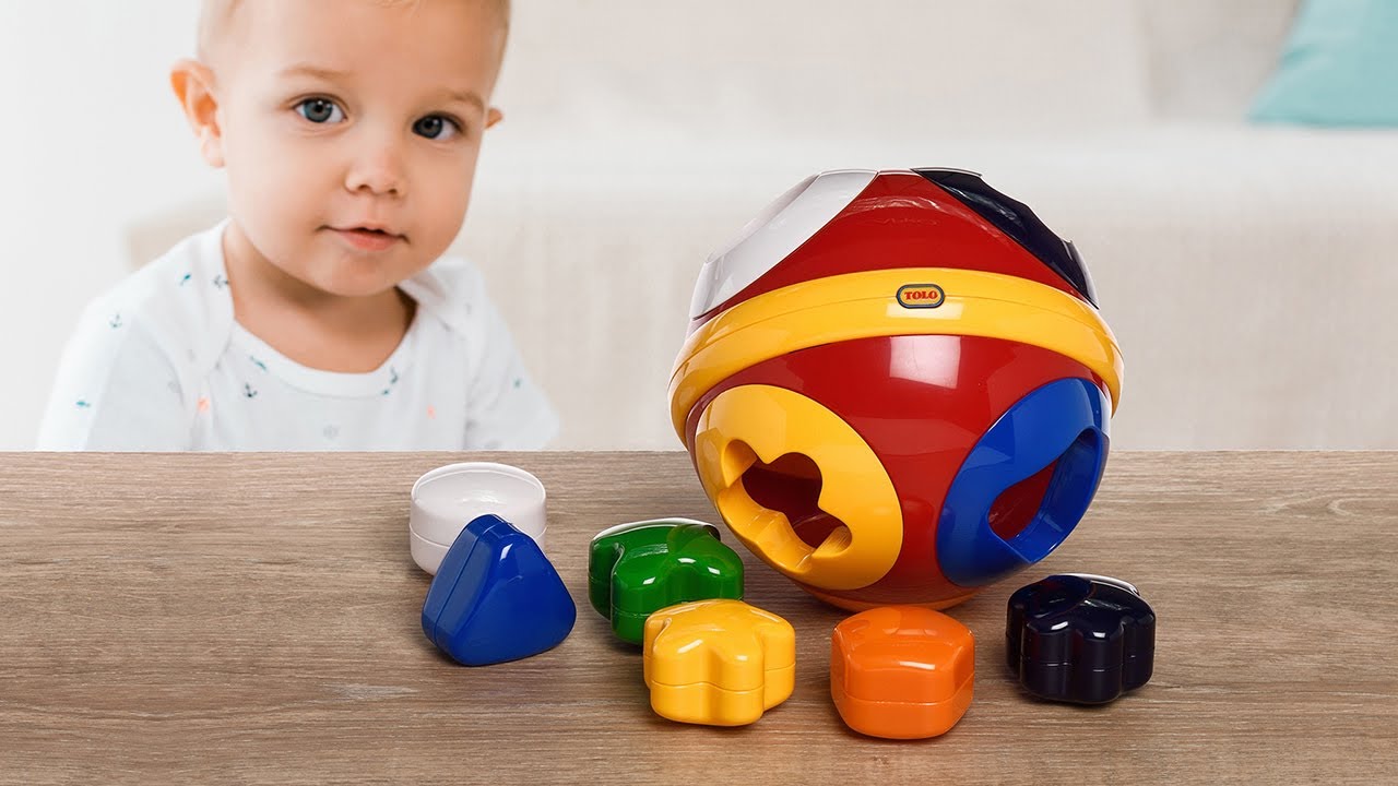 TN89550 TOLO Rolling Ball Shape Sorter - YouTube