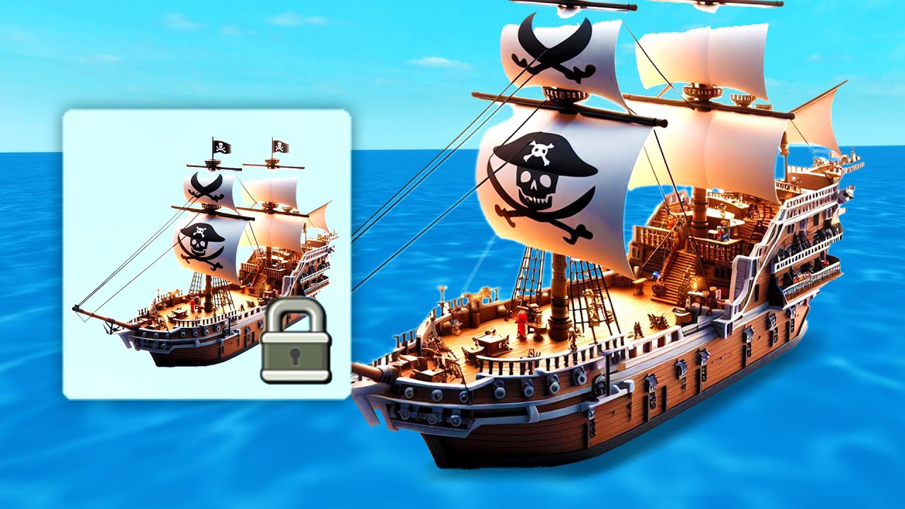 Roblox Brookhaven 🏡RP PIRATE SHIP (Pirates, and Treasure Chest Hunts ...