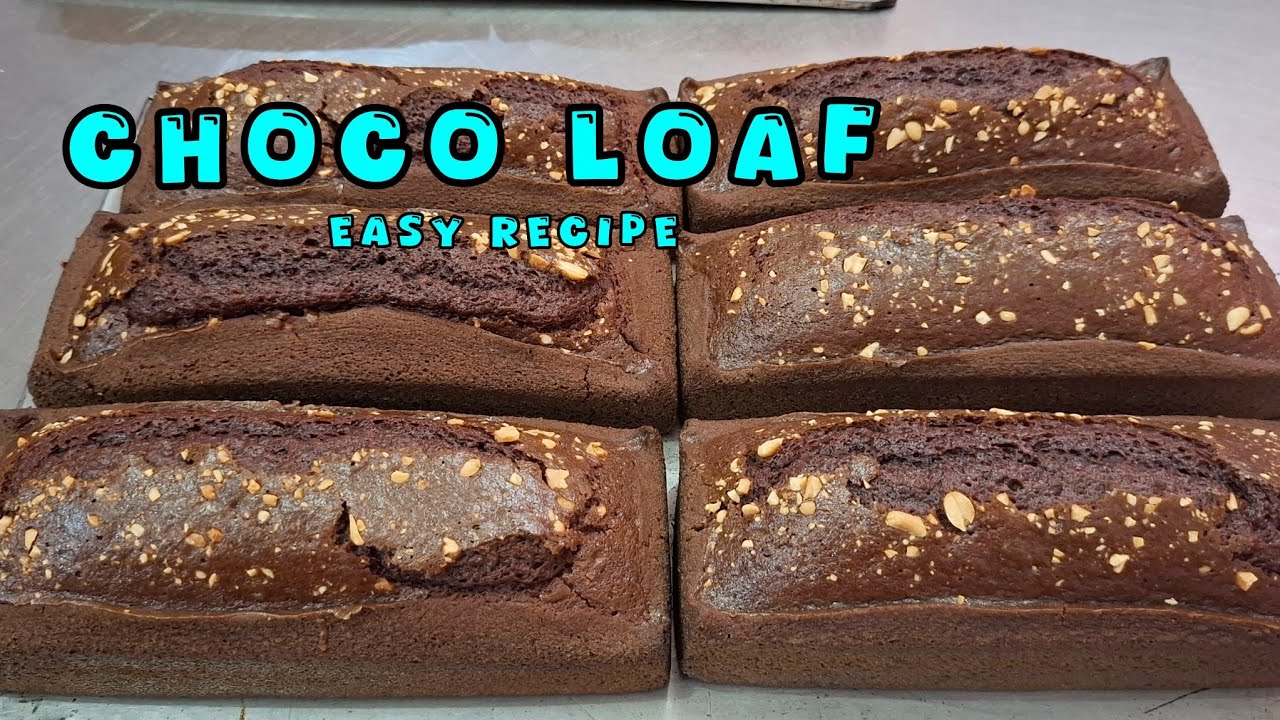 Choco loaf recipe,pangnegosyo recipe,baking tutorial - YouTube