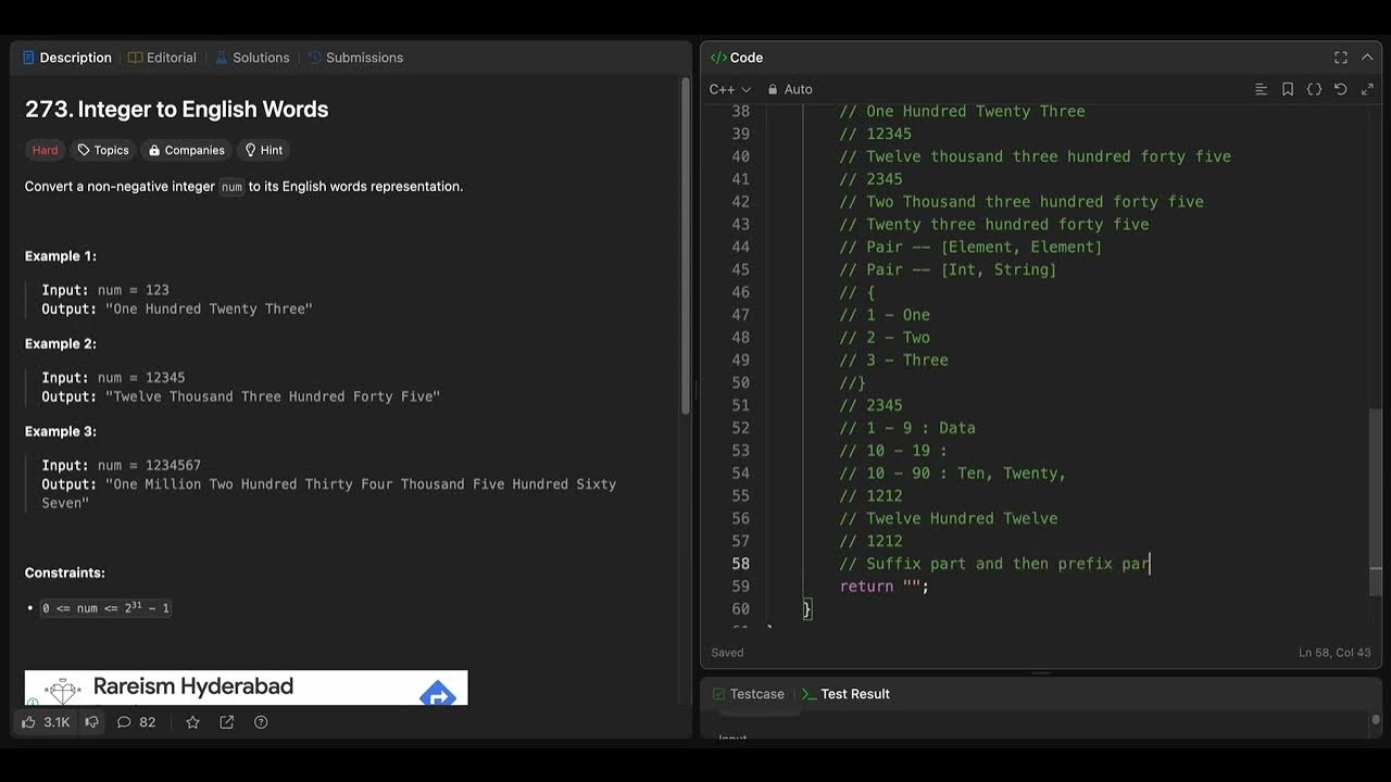 Leet code Daily Question : Date - 07/08/2024 - YouTube