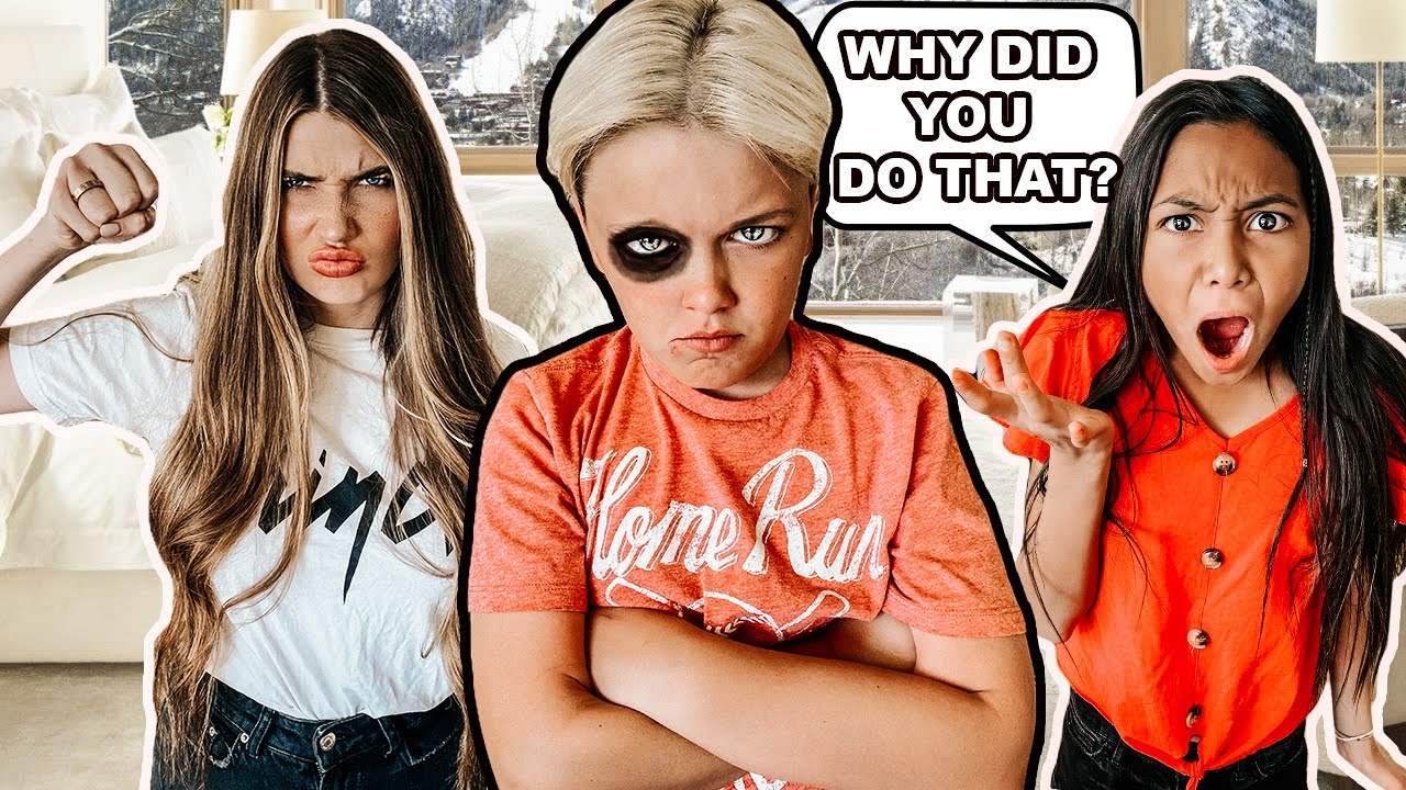 i gave my BROTHER a BLACK EYE!! PRANK on FAMiLY! *They were SO MAD ...