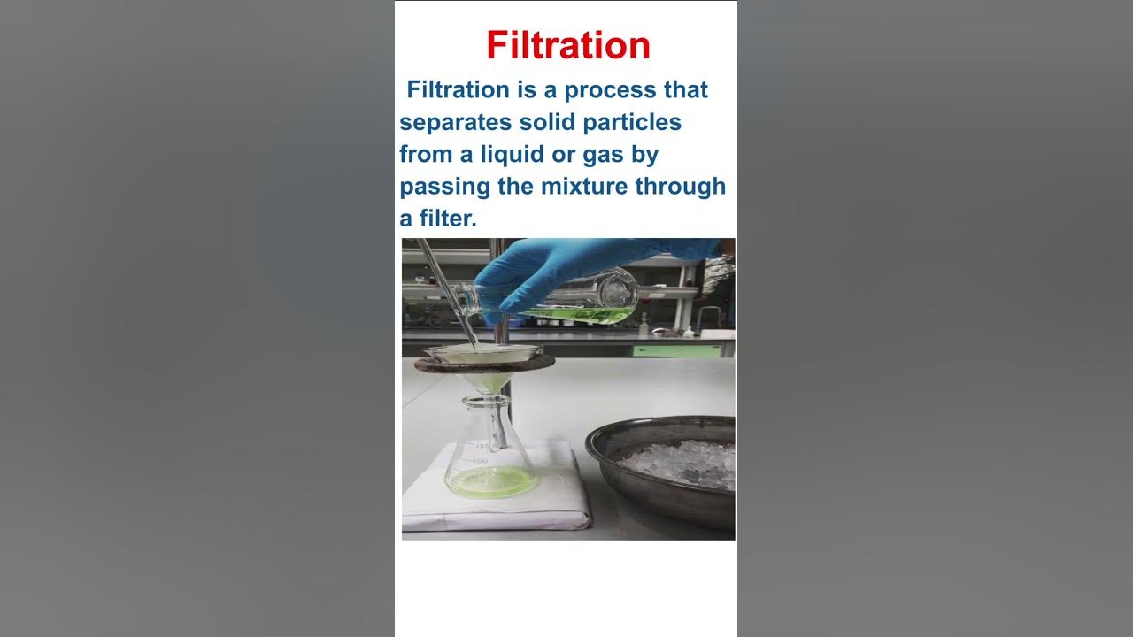 filtration #chemistry #science #definition #basicknowledge - YouTube