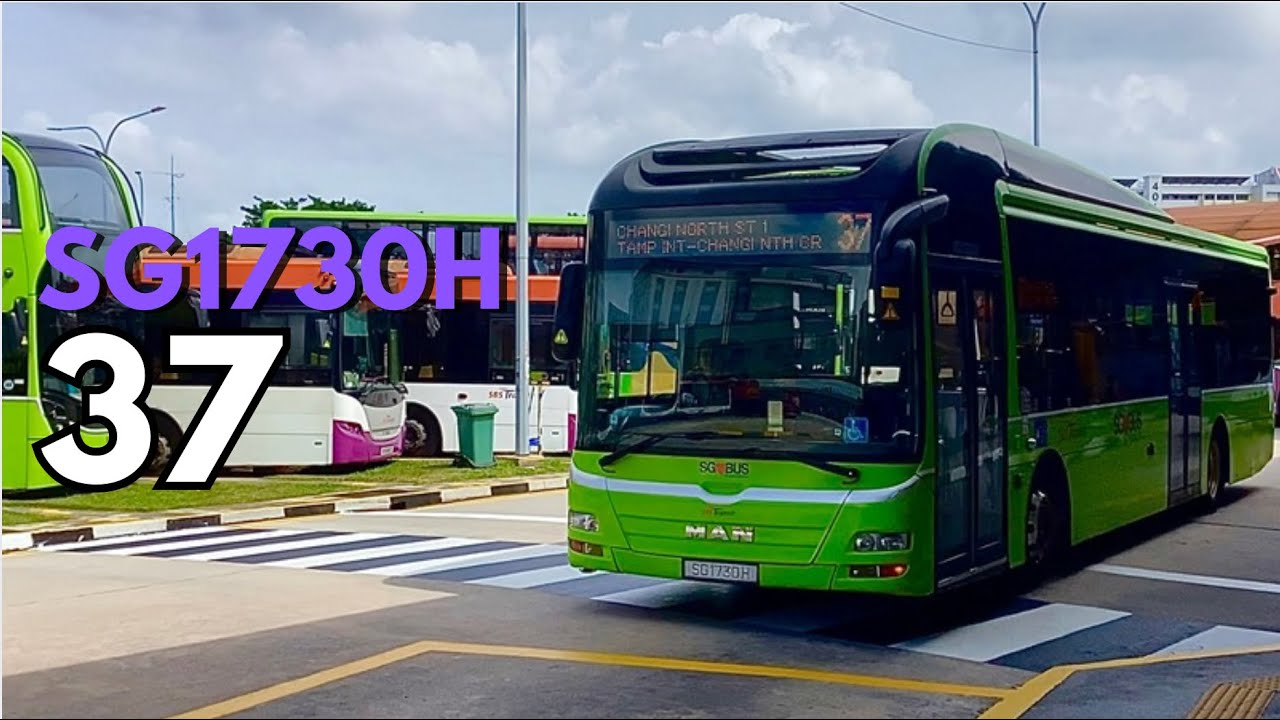 [300 SUBS!!!] Joyride - 🟢 SG1730H on SBS Transit Bus Service 37 [MAN ...