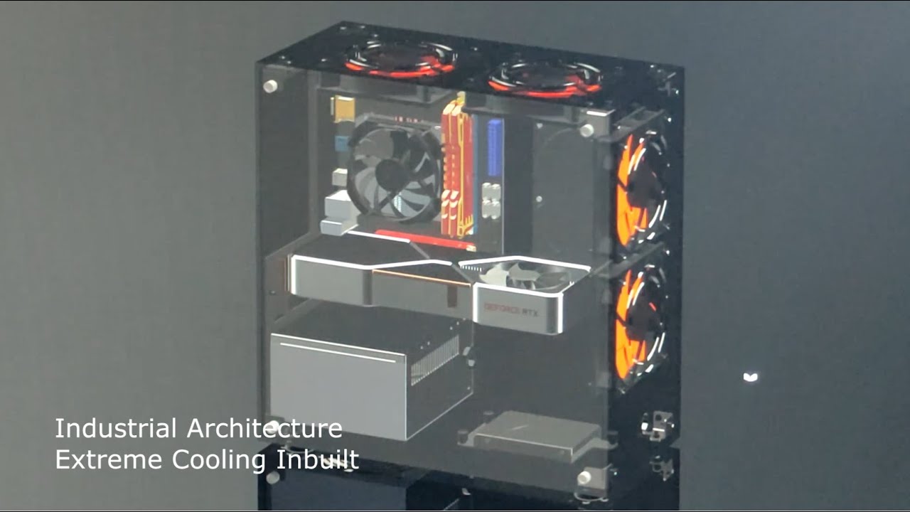 Transparent PC Case - Extreme Machines EM3 Initial Visual Rendered ...