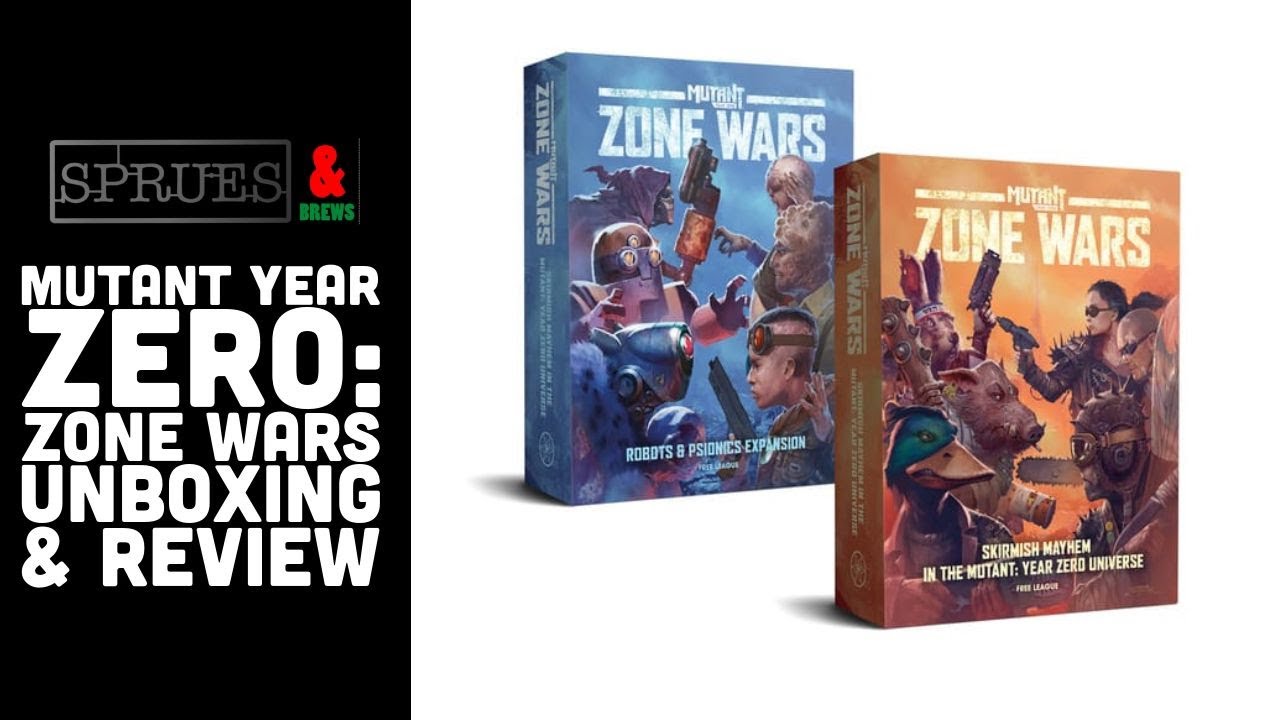 Mutant Year Zero - Zone Wars Unboxing and Review - YouTube