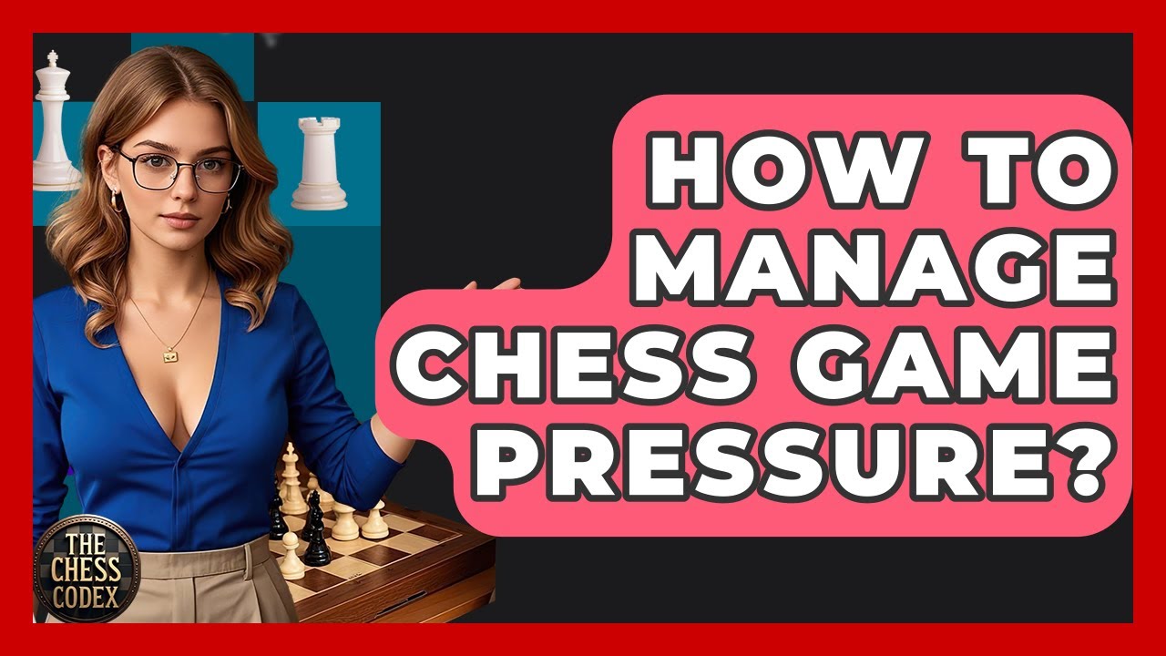 How To Manage Chess Game Pressure? - The Chess Codex - YouTube