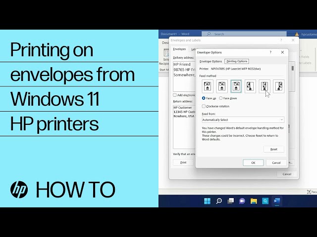 Print on envelopes with an HP printer | HP® Support
