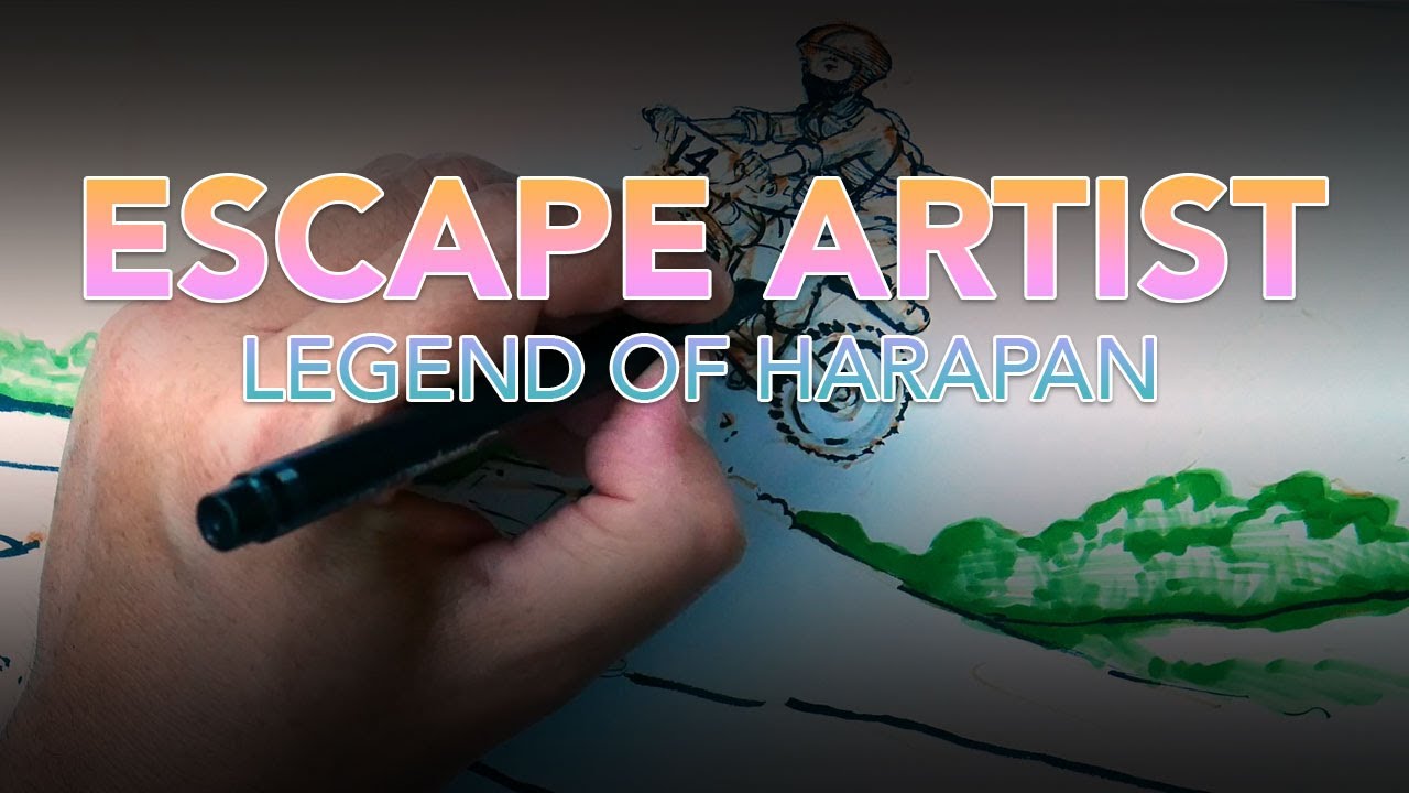 Escape Artist S1E03 - Timelapse Drawing - YouTube