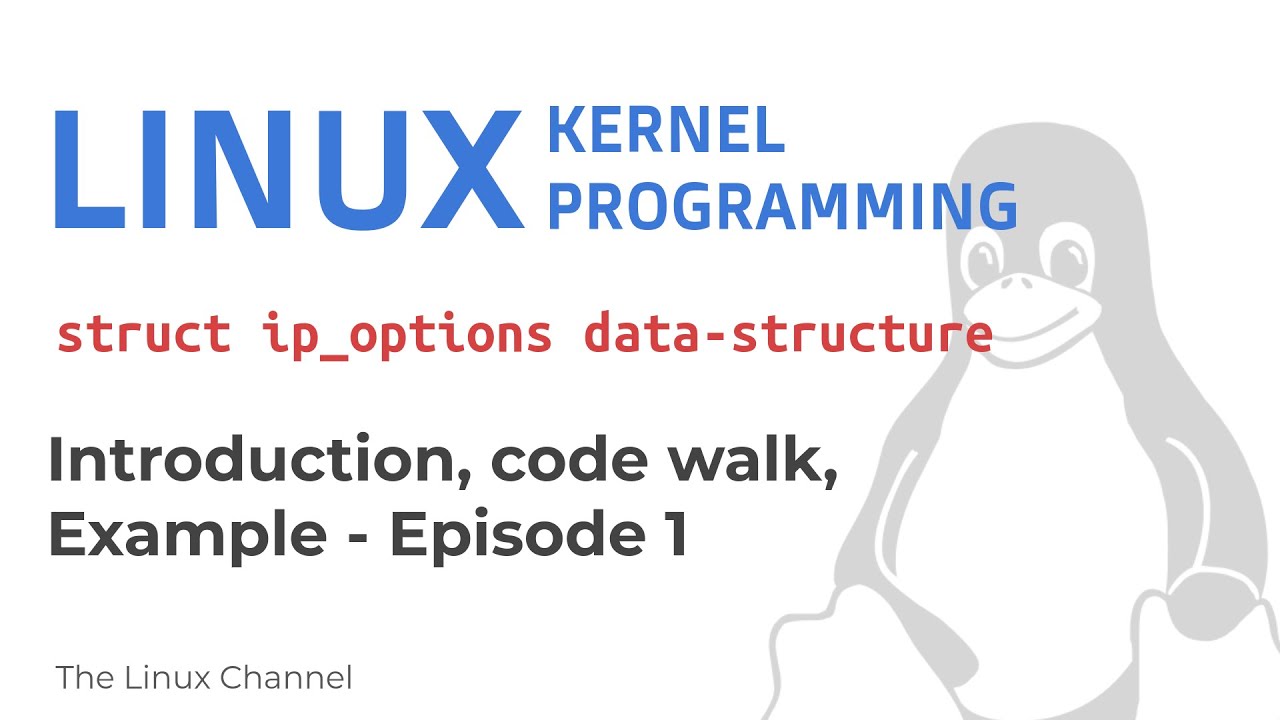 X27f Linux Kernel Network Programming Struct Ipoptions Introduction Code Walk Example
