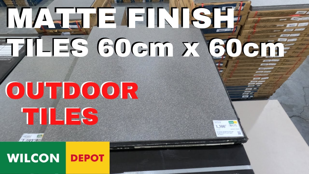 MATTE FINISH TILES 60CM X 60CM sa WILCON Depot - YouTube