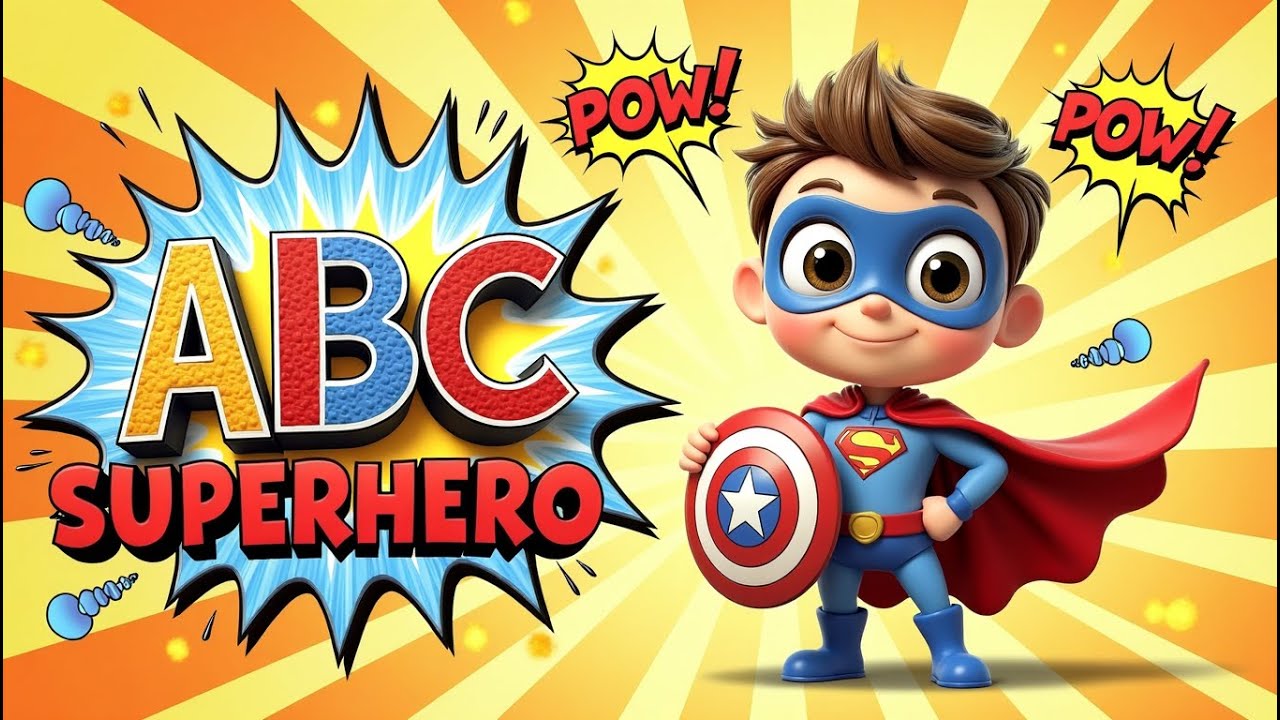 Superhero ABC Song | Learn Alphabet with Fun Toys A to Z | Nursery ...