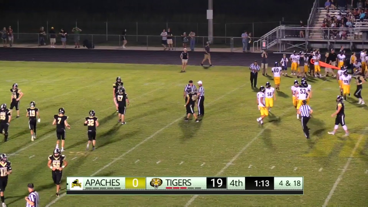 2018-2019 Prairie Grove vs Pottsville Football - YouTube
