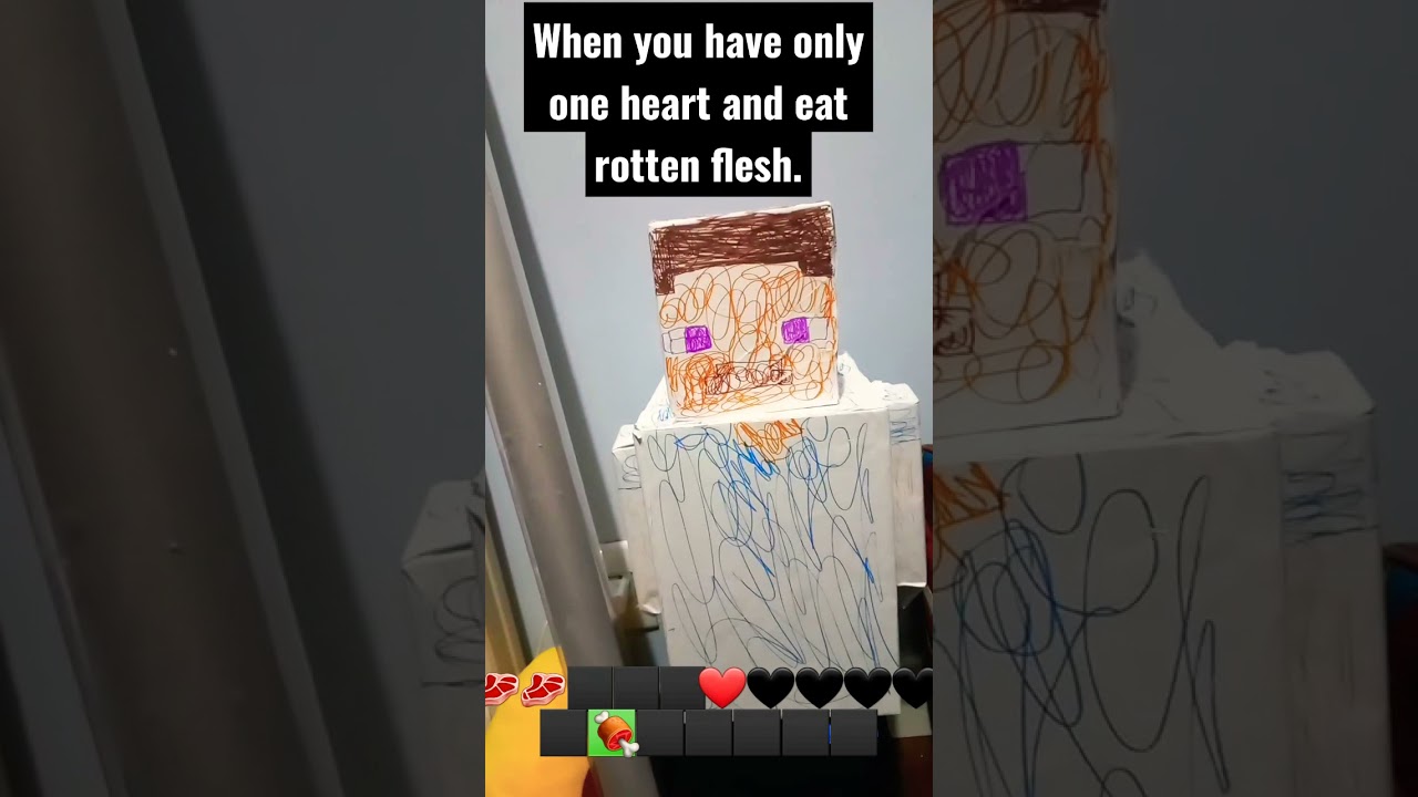 Eating Rotten Flesh (minecraft in real life) - YouTube