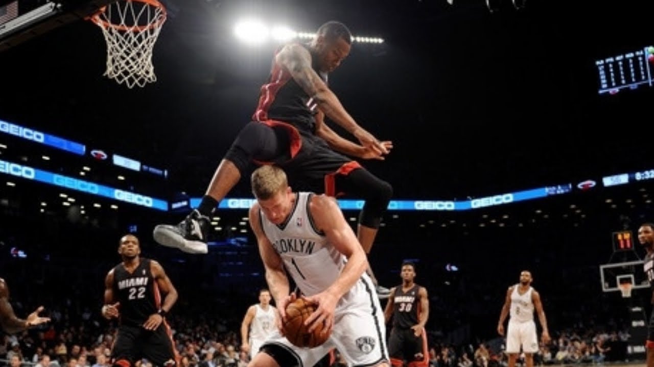 NBA "JUMPING OVER OPPONENT" Block Attempts - YouTube