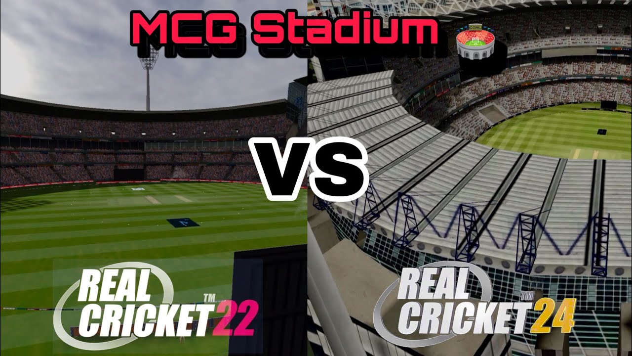 MCG Stadium in RC22 Vs RC24 Review - YouTube