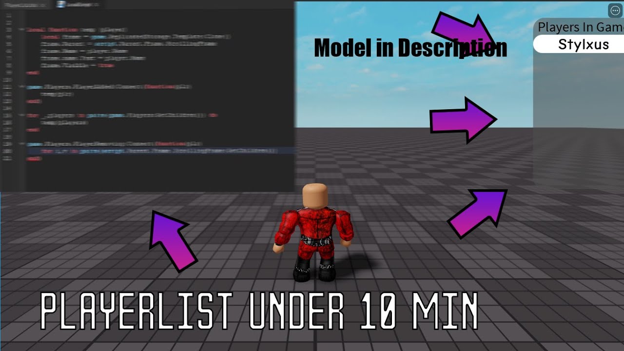 Roblox Studio Scripting PlayerList YouTube Roblox Studio Scripting PlayerList YouTube