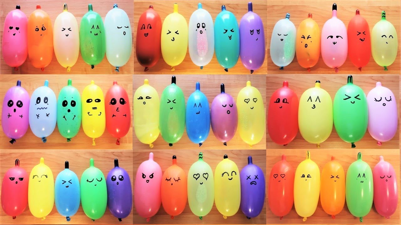 My Best Funny Balloons 1 Hour Collection ! ASMR ! Satisfying Slime ...